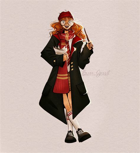 Hermione Granger Fanart By Brunagarret On Deviantart