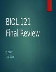BIOL Final Review Lab Partner Review Assignments And Course Hero