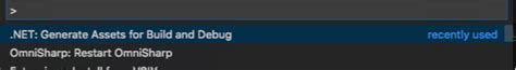 Debugging Failed That Could Not Locate Net Core Project Assets Were