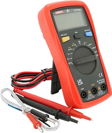 Мультиметр Uni T Ut133a Красно черный Yt21826 фото отзывы характеристики в интернет
