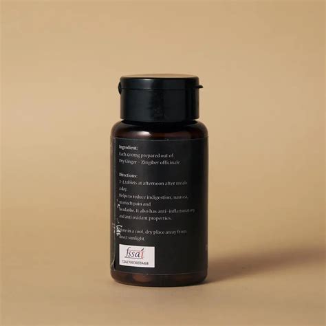 Dry Ginger Chukku Tablet 60 Pcs