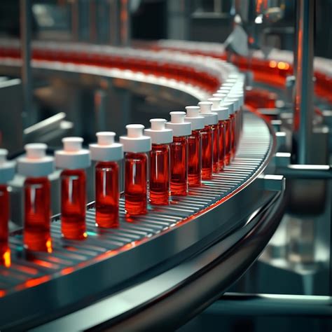 Drug Manufacturing Process Premium Ai Generated Image