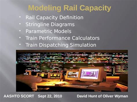 pptx rail capacity definition stringline diagrams parametric models
