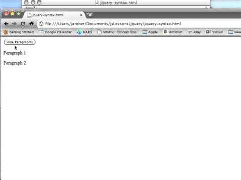 JS 4U 42 JQuery Syntax YouTube