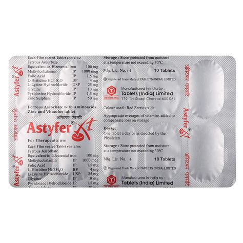 Astyfer Xt Capsule Uses Side Effects Price Apollo Pharmacy