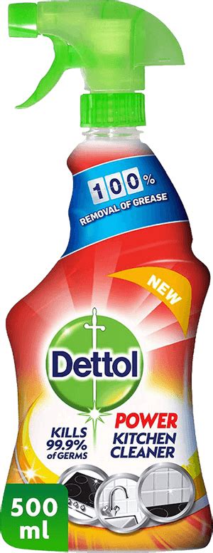 Dettol Power And Pure Kitchen Antibacterial Spray 500ml Dettol