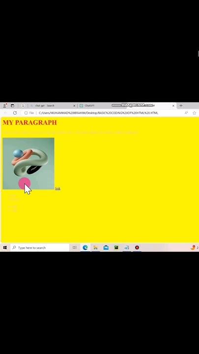 Class 4how To Insert Hyperlink In Html☺️🤗viralvideo Learning