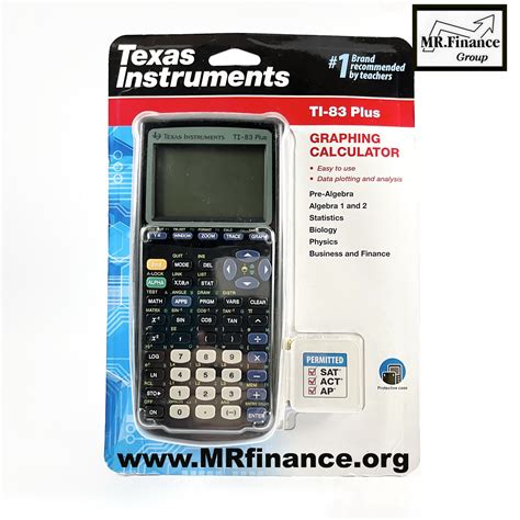 Texas Instruments Ti 83 Plus เครื่องคิดเลขวิทยาศาสตร์แสดงผลแบบกราฟฟิก Th