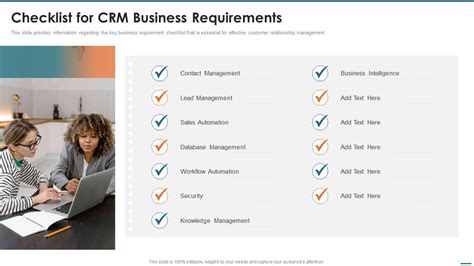 Checklist For Crm Business Requirements Crm Digital Transformation Checklist For Crm Business Requirements Crm Digital Transformation