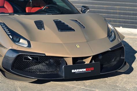 2015 2020 Ferrari 488 Gtb Spider Partial Carbon Fiber Hood