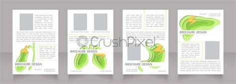 MRI Regular Scanning Importance Blank Brochure Layout Design Stock