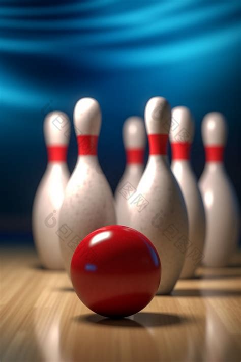 保龄球碰撞瞬间摄影图图片 包图网