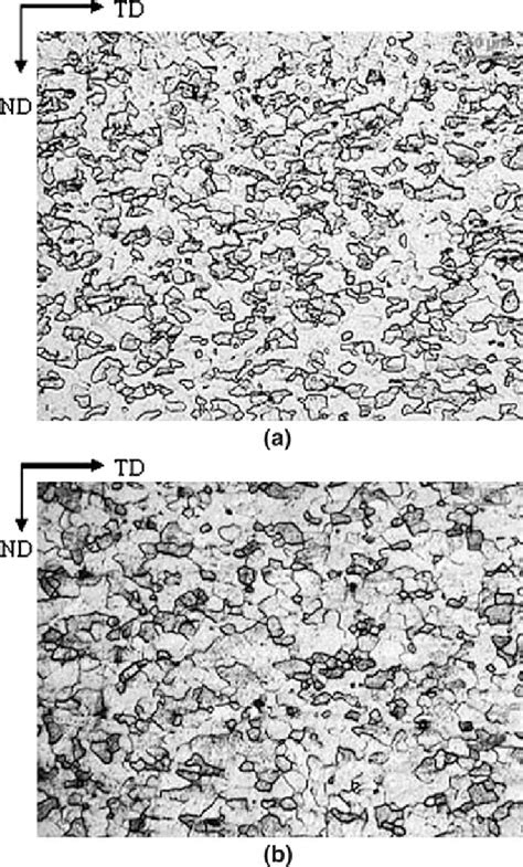 A Optical Micrograph Of 80 Pct Cold Rolled And 680 °c Annealed Download Scientific Diagram