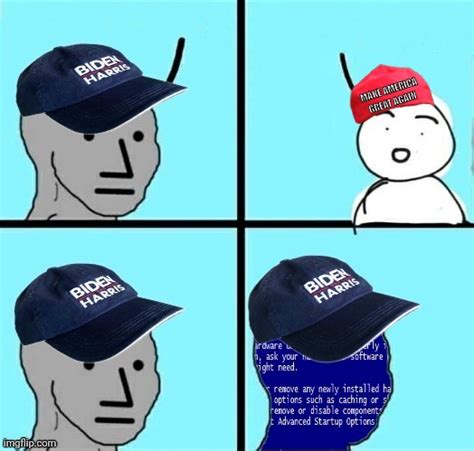 Npc Blue Screen Democrat Shutdown Blank Template Imgflip
