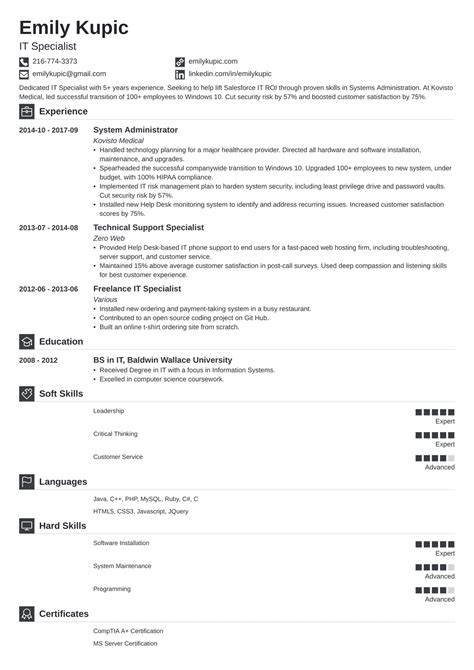 Technical Resume Objective An Example Of An Objective For A Resume