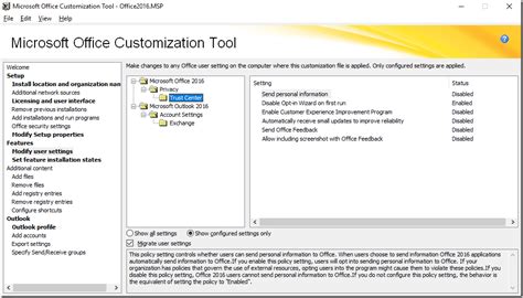 Using Office 2016 Customization Tool SCCM Azure365Pro