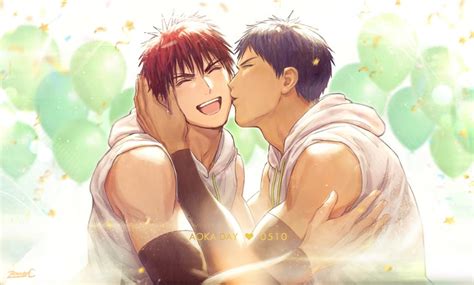 Aomine Daiki And Kagami Taiga Kuroko No Basuke Drawn By Zawar379