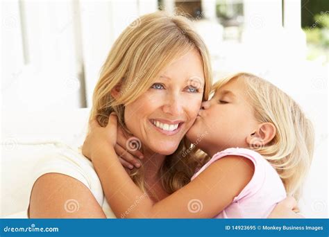 Mother Kiss Baby In Hands Royalty Free Stock Image CartoonDealer Com