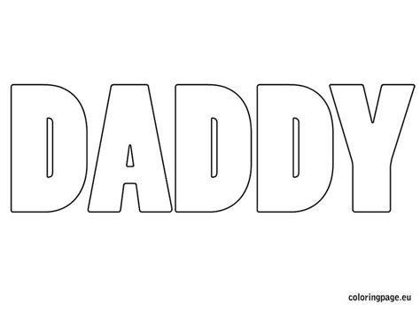 Dad Stencil Printable