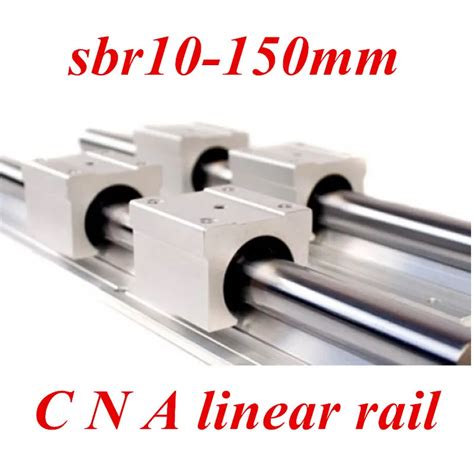 Fast Shipping SBR10 L150mm Linear Rail Diameter 10mm Round Linear Guide