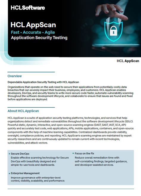 Hcl Appscan — Hclsoftware For Us Federal