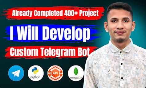 Develop Custom Telegram Bot By Creativeferdous Fiverr