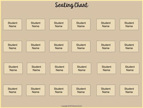 How To Make A Digital Seating Chart With Google Slides