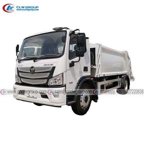 Top China Brand Foton Aumark Rhd 8m3 Garbage Compactor Truck