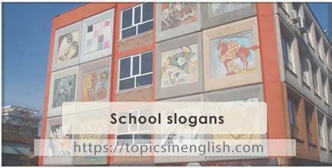 School Slogans 2 Models Topics In English