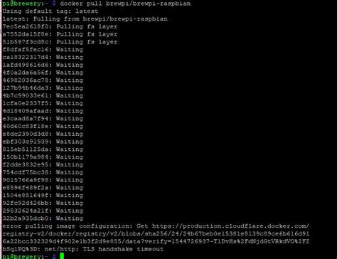 Docker Aborting Troubleshooting Brewpi Community