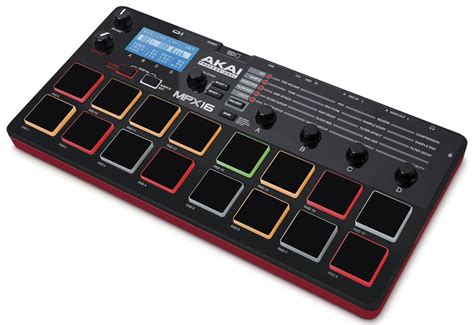 Akai Mpx16 Sampler Features 16 Pads On Board Sample Processing Midi