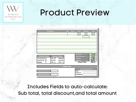 Order Form Template Order Form Excel Order Form Spreadsheet Purchase Order Template Editable