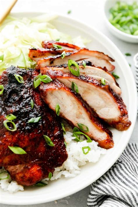 Sweet And Sticky Char Siu Chicken Chinese Style Bbq Chicken