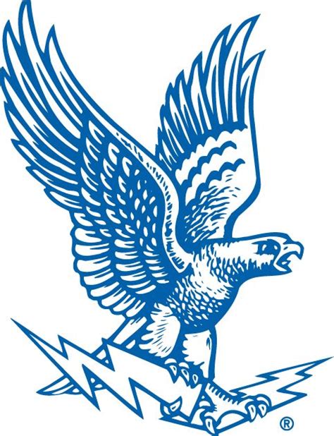 Air Force Falcons Primary Logo 1963 Flying Falcon Holding Lightning