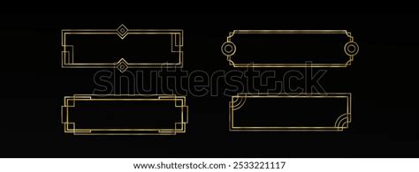 Gold Ui Frame Rpg Game Button Stock Vector Royalty Free 2533221117 Shutterstock