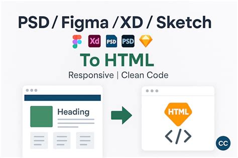 Convert Psd Xd Figma Pdf Sketch And More Into Fully Responsive Html Web By Jhondalton09