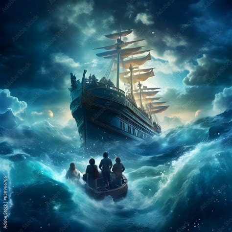 Explore The Depths Of The Ocean And Discover A Sunken Ship Through A Stunning Generative Ai