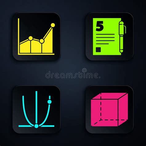 Set Geometric Figure Cube Graph Schedule Chart Diagram Graph Schedule Chart Diagram And