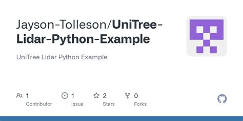 Github Jayson Tollesonunitree Lidar Python Example Unitree Lidar