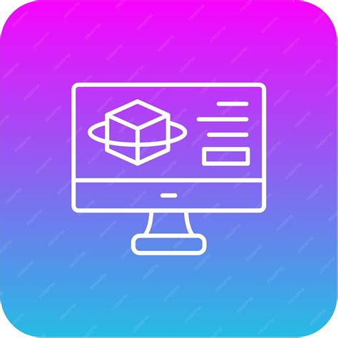 Premium Vector 3d Modeling Icon