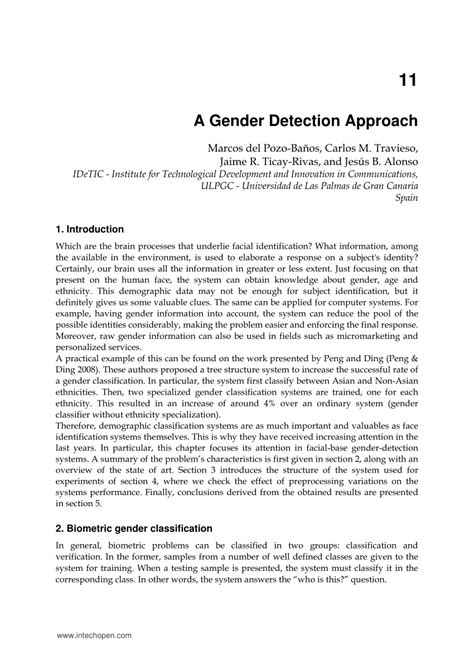 PDF A Gender Detection Approach