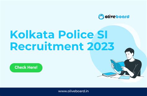 Kolkata Police Si Recruitment 2023 Notification Out For 169 Vacancies