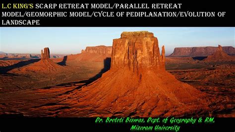 L C Kings Scarp Parallel Retreat Geomorphic Model Pediplanation Cycle Evolution Of Landscape