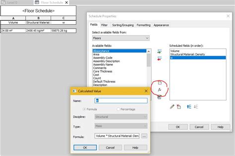 Material Takeoff Schedule Content Consistency Autodesk Community