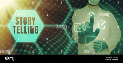 Writing Displaying Text Story Telling Business Concept Narrative Style