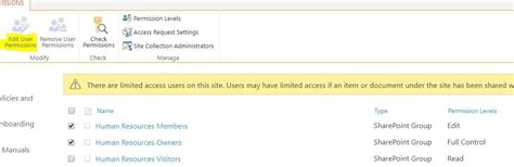 Edit User Permission Is Greyed Out Sharepoint Online Microsoft Community Hub