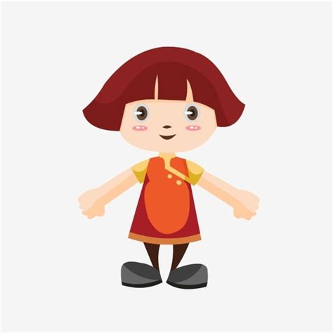 卡通女孩子素材png 透明背景圖片 向量圖案免费下载 Pngtree