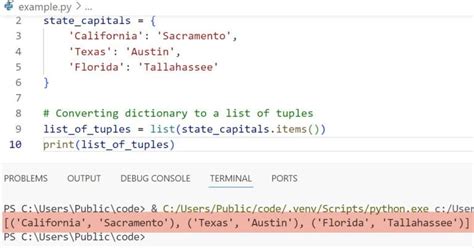 How To Convert Dictionary To List Of Tuples In Python