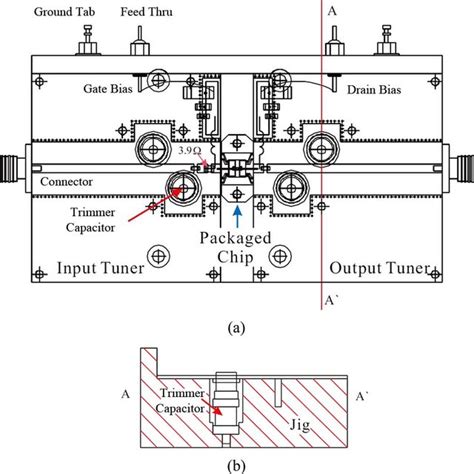 Tuning Jig A Top And B Sectional Views To Show Assembly Of Air Download Scientific Diagram