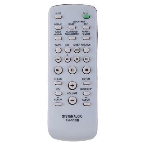 Rm Sc3 Replacement Remote For Sony Cd Hifi System Audio